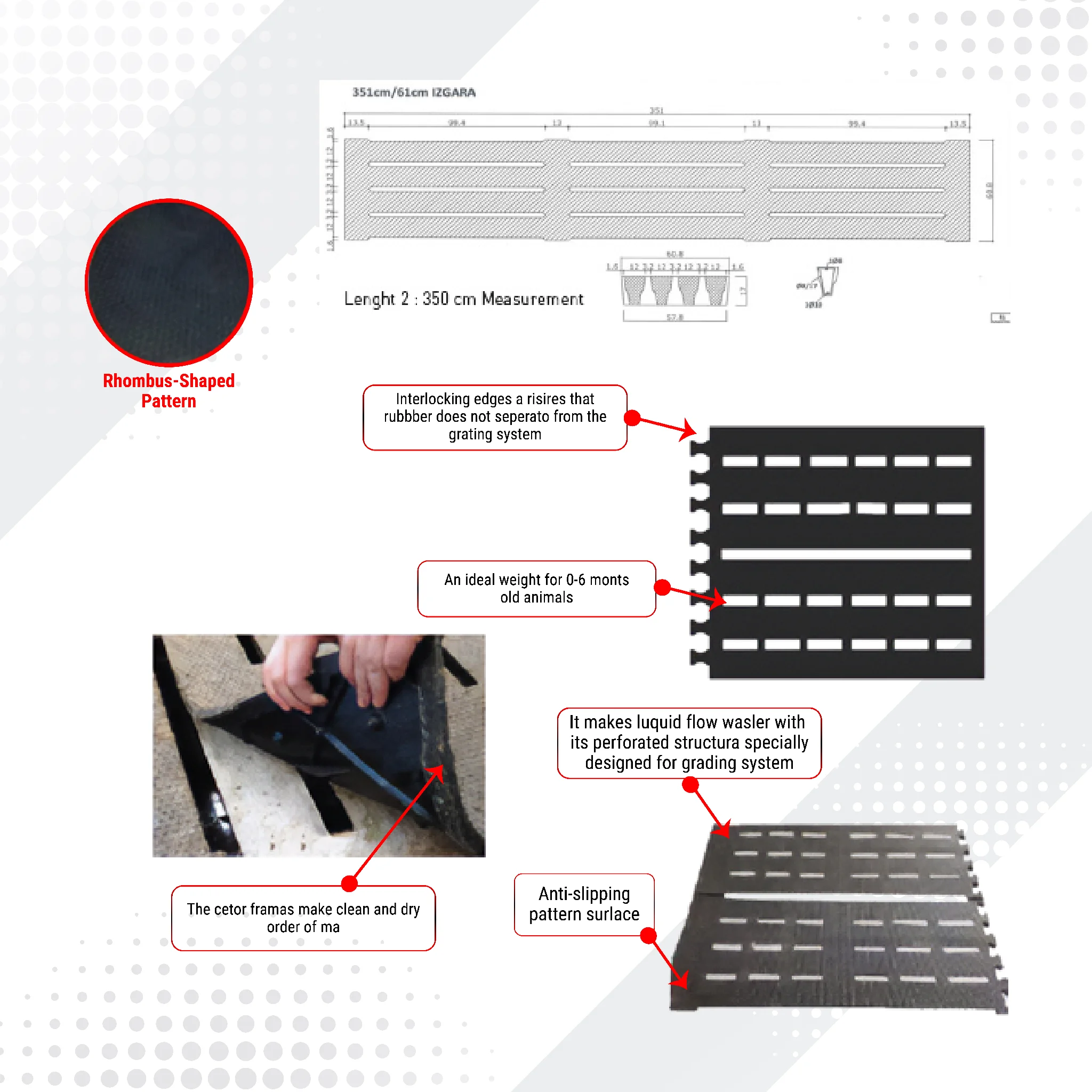 Slatted Mat - Woccow